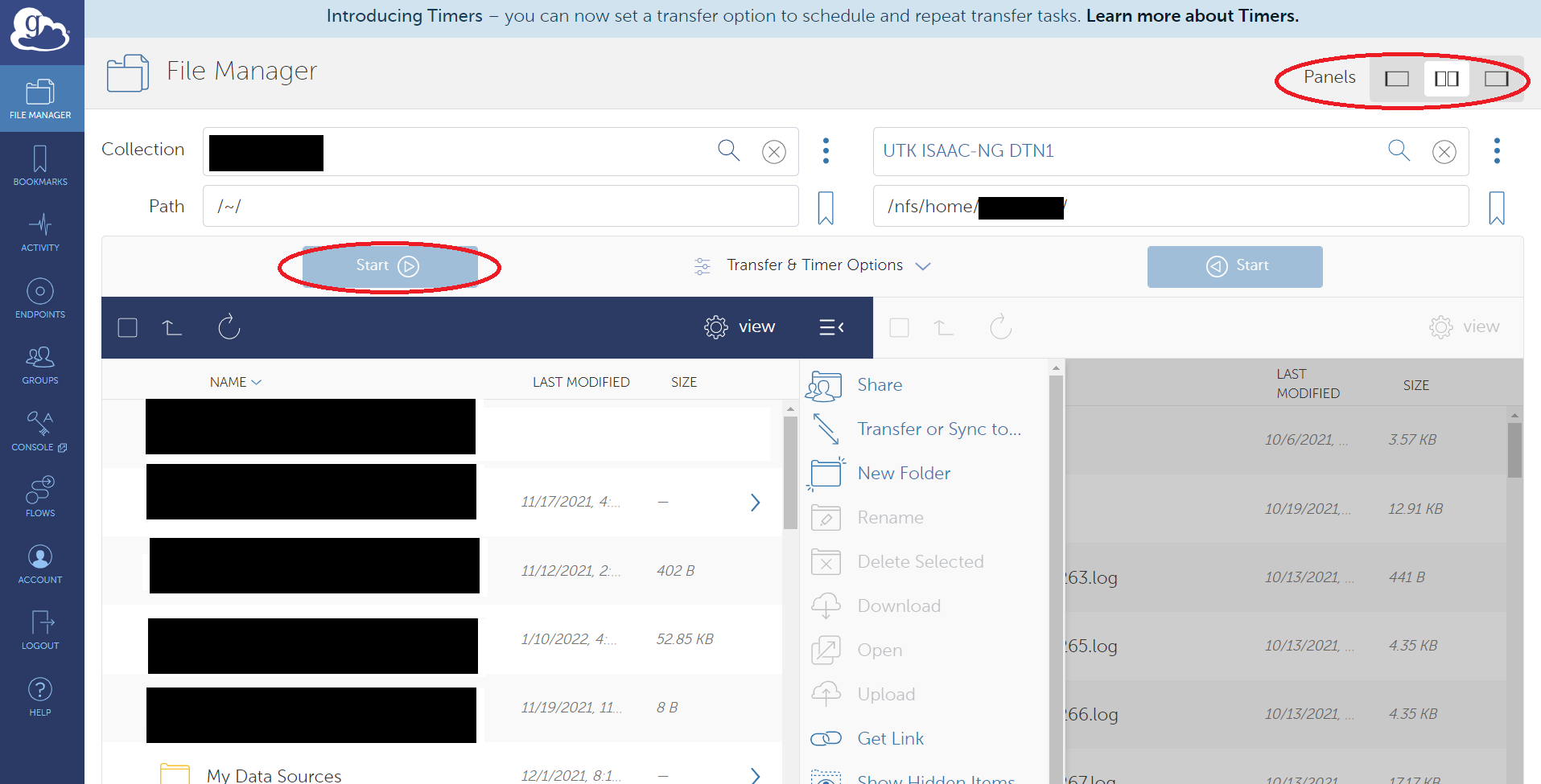 Data Transfer on ISAAC-NG | Office of Innovative Technologies