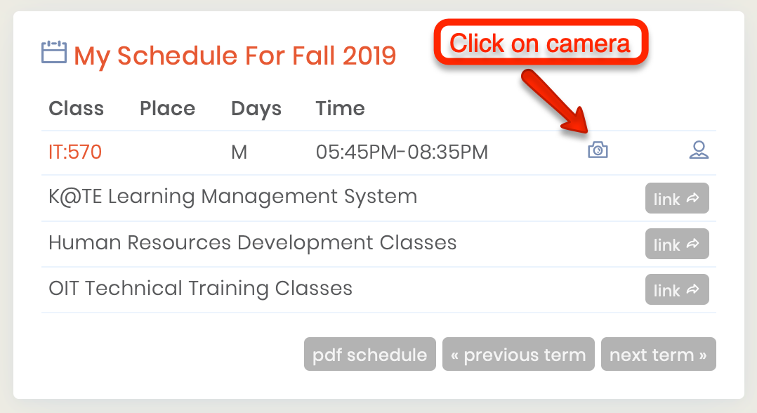 Course Photo Roster | Office of Innovative Technologies