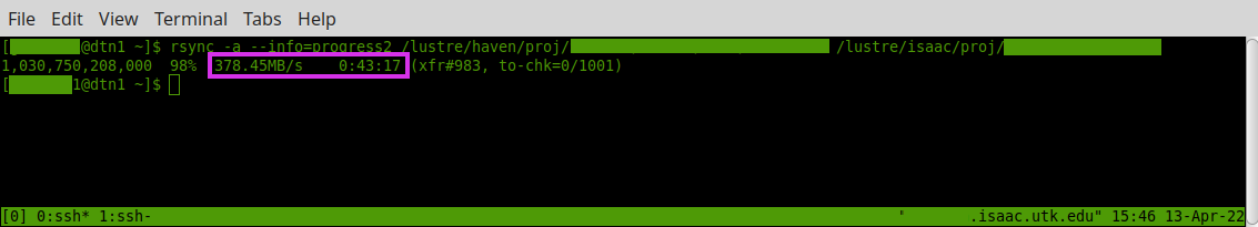 Data Transfer on ISAAC-NG | Office of Innovative Technologies